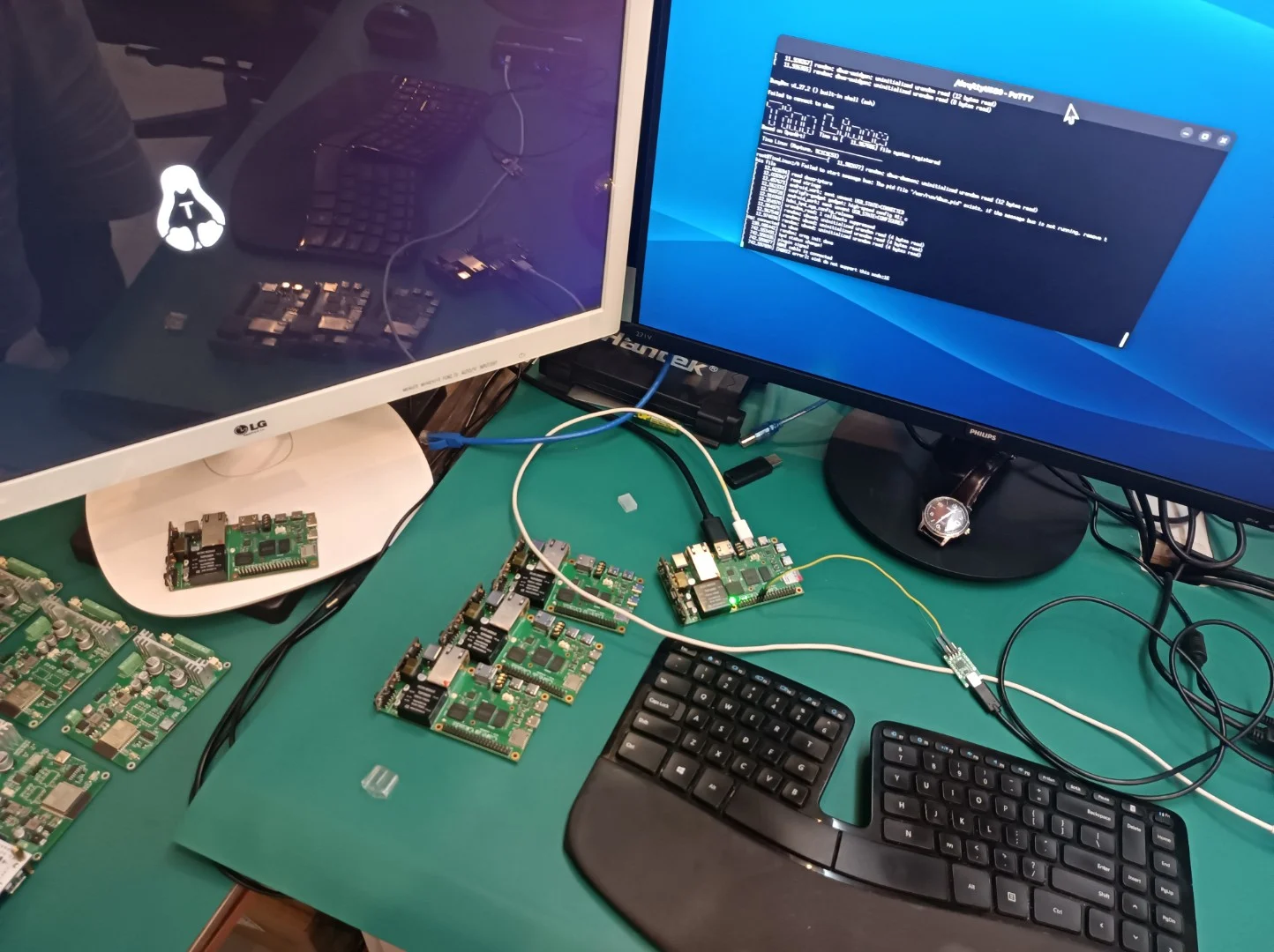 Custom Allwinner H616 Single-Board Computer with PoE – Raspberry Pi PCB